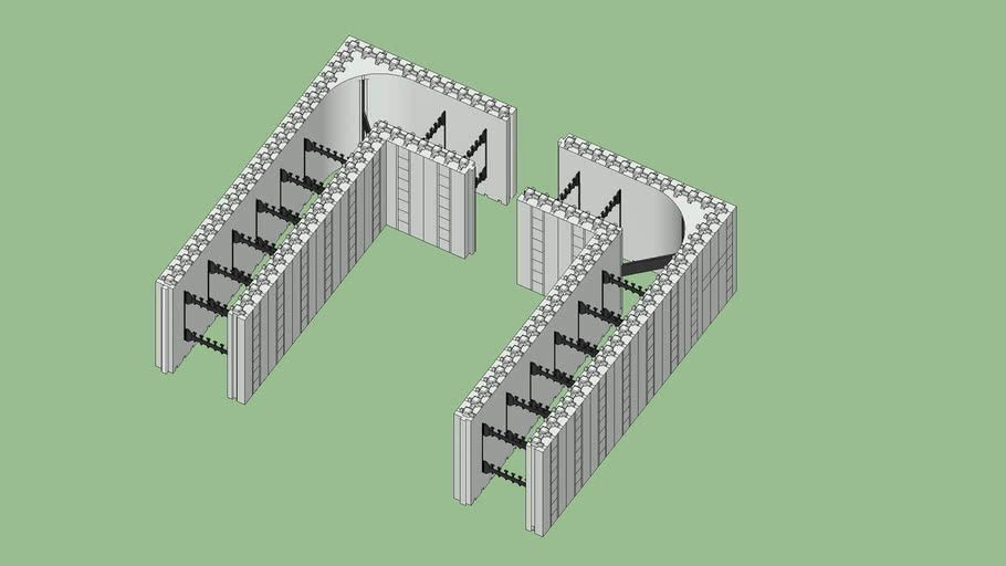 LiteForm ICF 8 inch Corners | 3D Warehouse