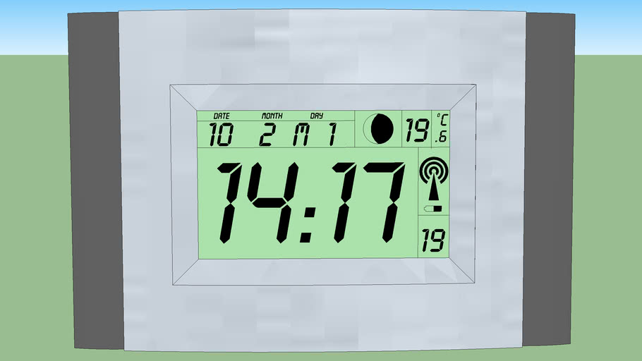 Digitale klok. | 3D Warehouse