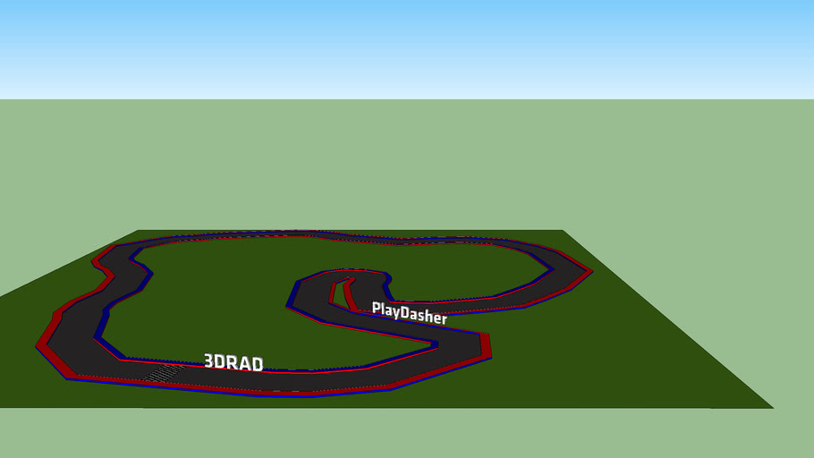 Simple Race Track/Circuit | 3D Warehouse