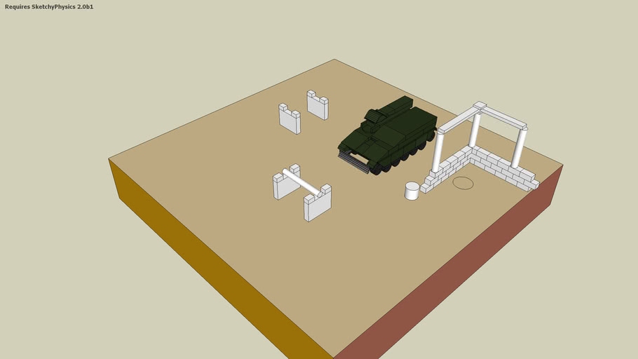 trojan engineering tank | 3D Warehouse