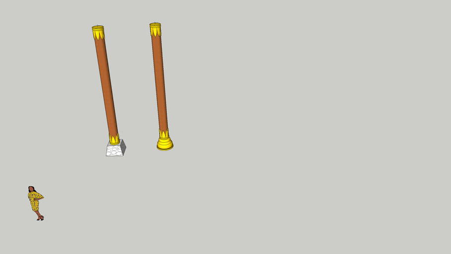 Javanese column pillar tiang | 3D Warehouse
