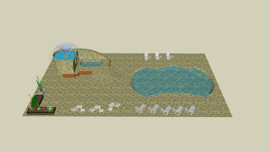 Hotel pool room | 3D Warehouse