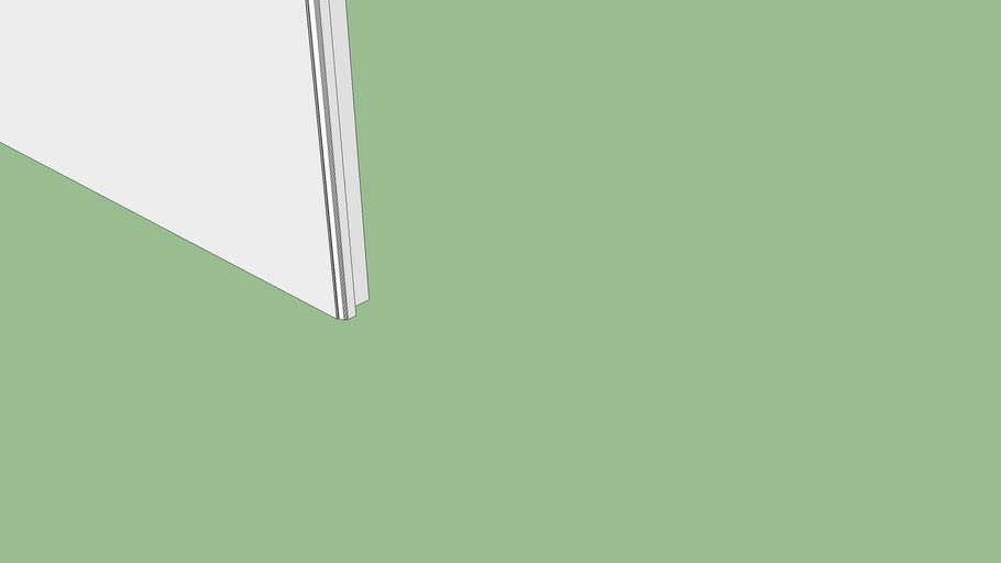 Drzwi płytowe Kanon 20 | 3D Warehouse