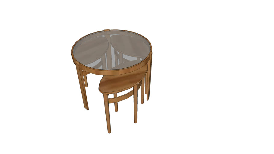 Round Nesting Coffee Table | 3D Warehouse