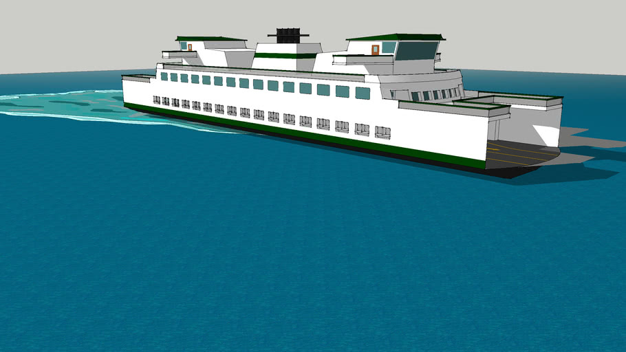 Washington State Ferry | 3D Warehouse
