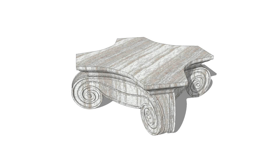 Column Capital Table | 3D Warehouse