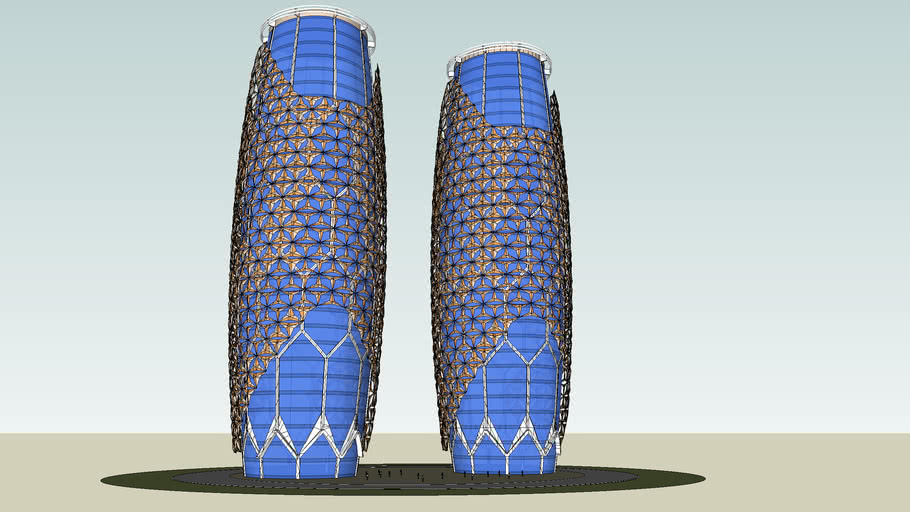GLASS TOWER WITH PATTERN | 3D Warehouse
