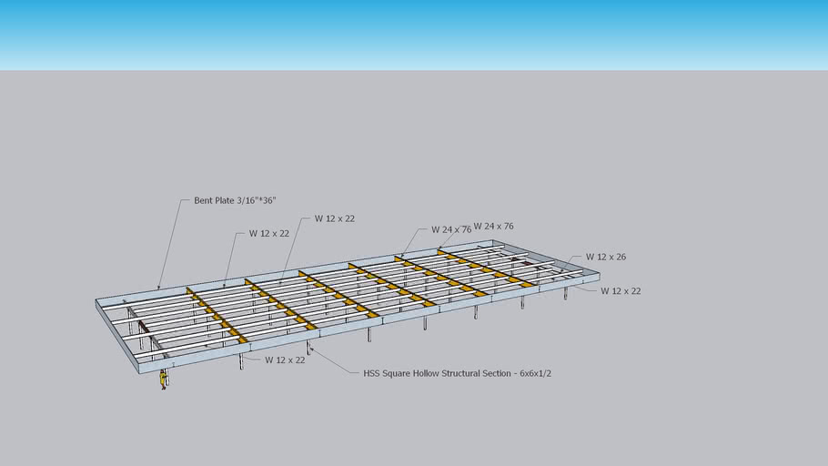 Sample Roof Framing Plan | 3D Warehouse
