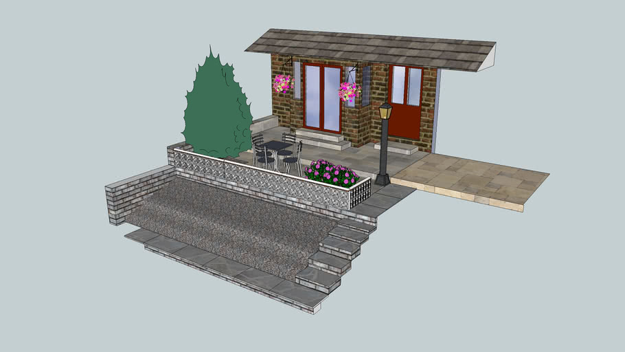 Front Patio design | 3D Warehouse