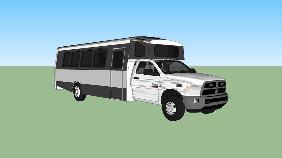 Ameritrans R330 (26 pass commercial/shuttle) bus (Dodge Ram 5500) | 3D ...