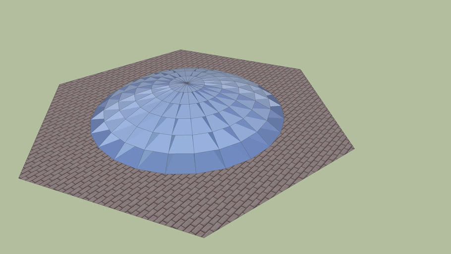 a glass dome | 3D Warehouse