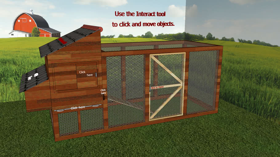 Interactive Chicken Coop | 3D Warehouse