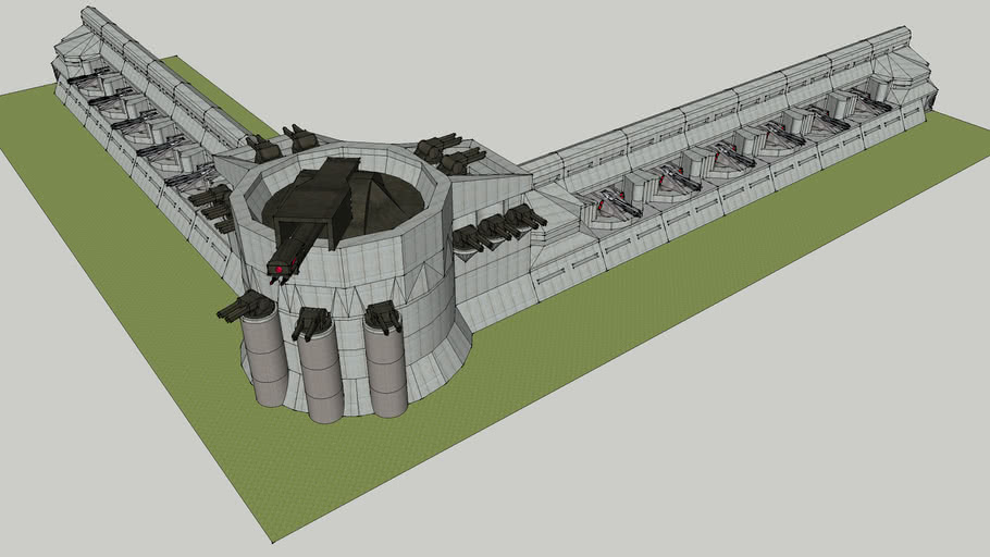 Stargate Command Alpha Base Outer Wall | 3D Warehouse