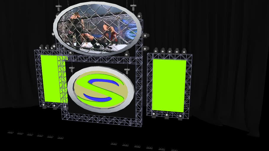WWF SummerSlam 2001 (High Detailed Stage Model) | 3D Warehouse