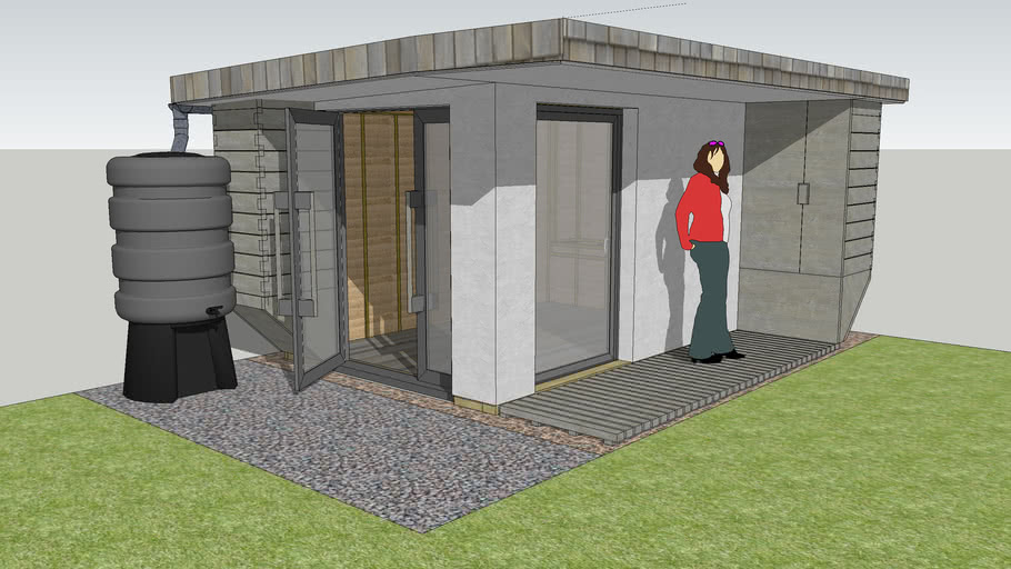 modern / contemporary shed | 3D Warehouse