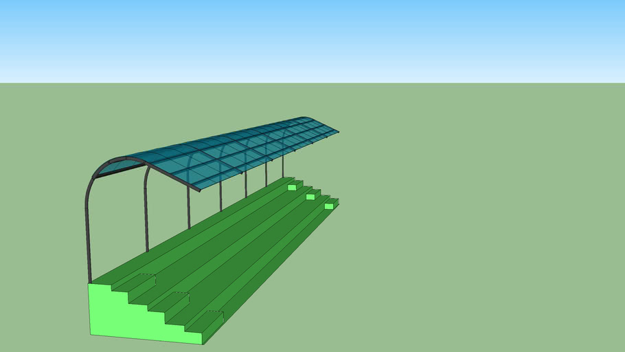 Cobertura de gradas | 3D Warehouse