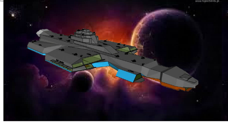 XAC Invader - Space aircraft class | 3D Warehouse