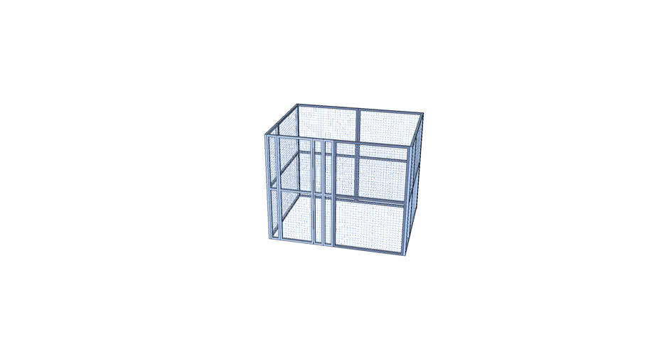 Wire Mesh Cage for Data Center Colocation | 3D Warehouse