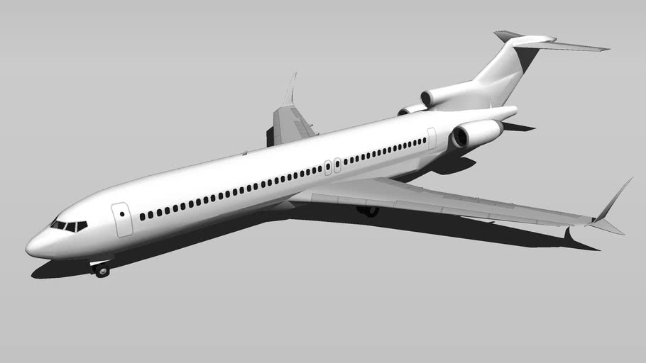 Template - Boeing 727-2X {Fict.} | 3D Warehouse