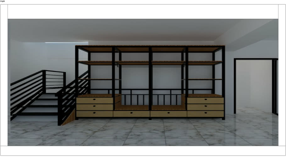 Rak Baju | 3D Warehouse