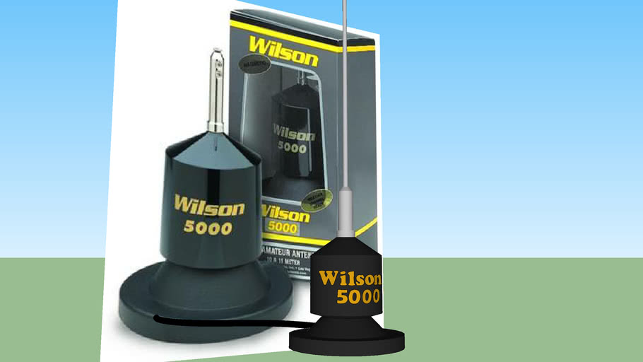 WILSON 5000 MAGNETIC MOUNT CB ANTENNA | 3D Warehouse