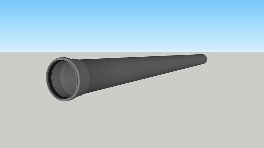 Tuyau PVC SN8 Ø 160 mm | 3D Warehouse