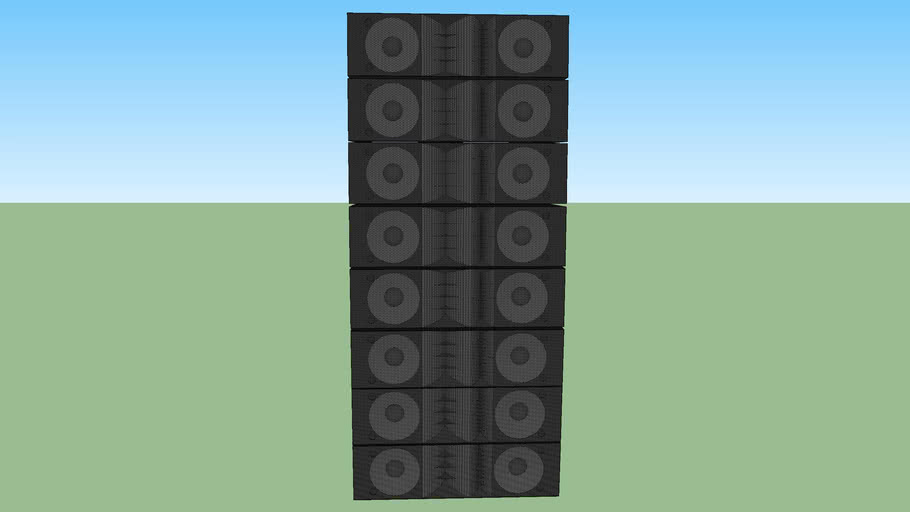 meyer sound milo 8 box | 3D Warehouse