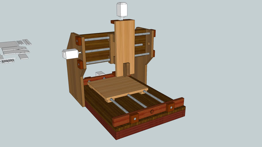 A basic Fixed Gantry CNC Machine Design (Metric) | 3D Warehouse