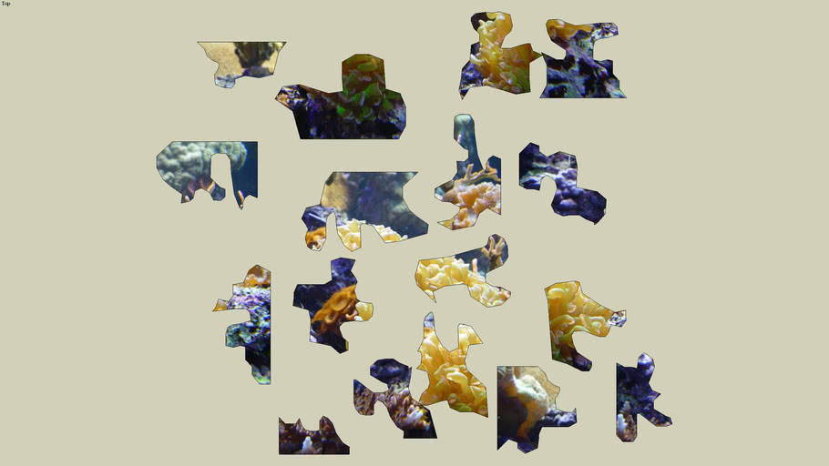 Picture Puzzle with Random Pieces | 3D Warehouse