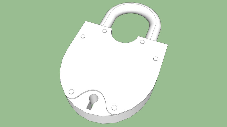 hanging lock | 3D Warehouse