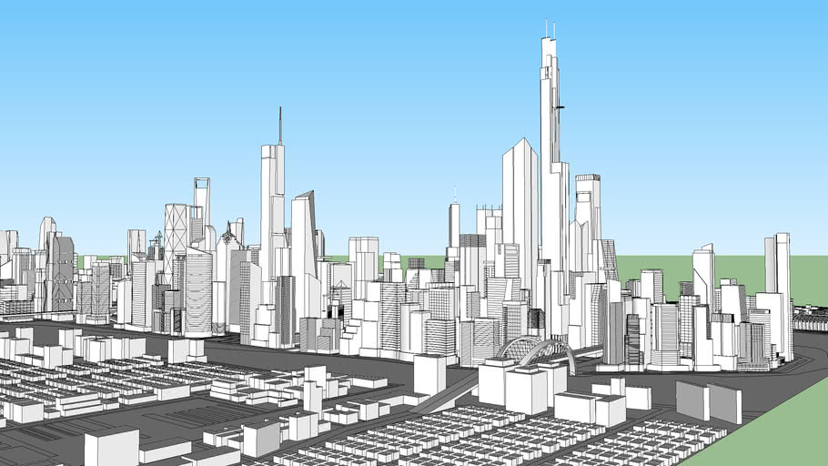 Mega City- 80% Done. | 3D Warehouse