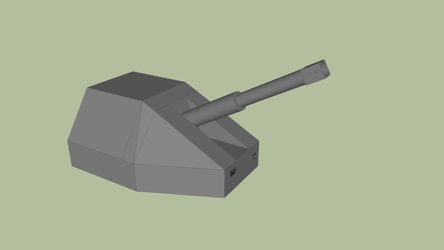 Single Gun Turret | 3D Warehouse