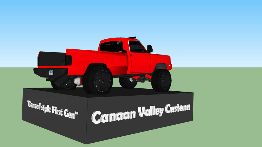 dodge d250 first generation single cab cummins | 3D Warehouse