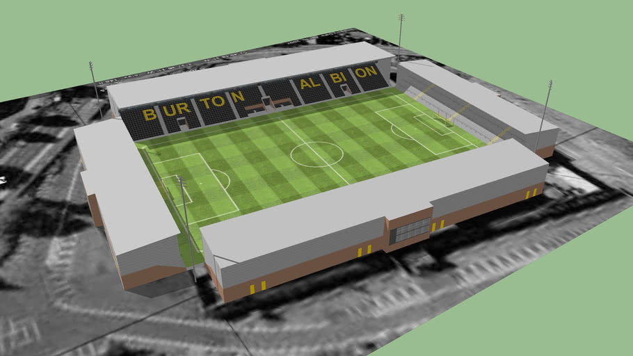 Pirelli Stadium - Burton Albion FC | 3D Warehouse