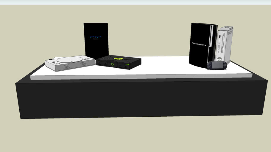 gaming system consoles | 3D Warehouse
