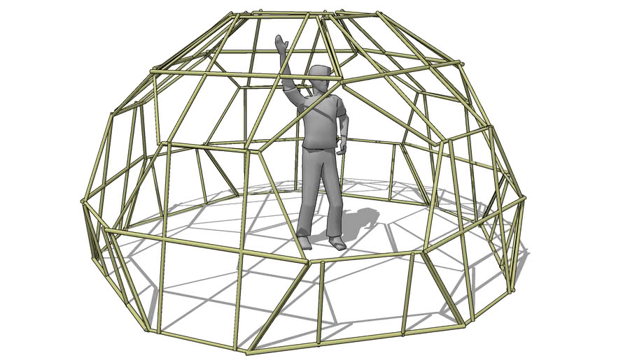 Bamboo Geodesic Dome | 3D Warehouse