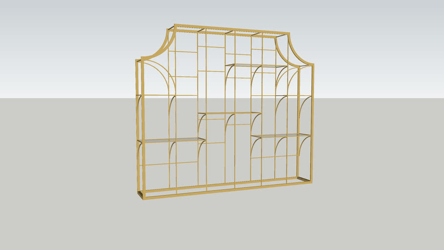 stylish modern display unit | 3D Warehouse