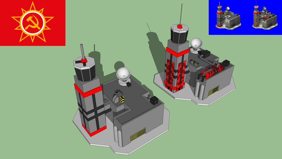 RA2 soviet tech building 2 | 3D Warehouse