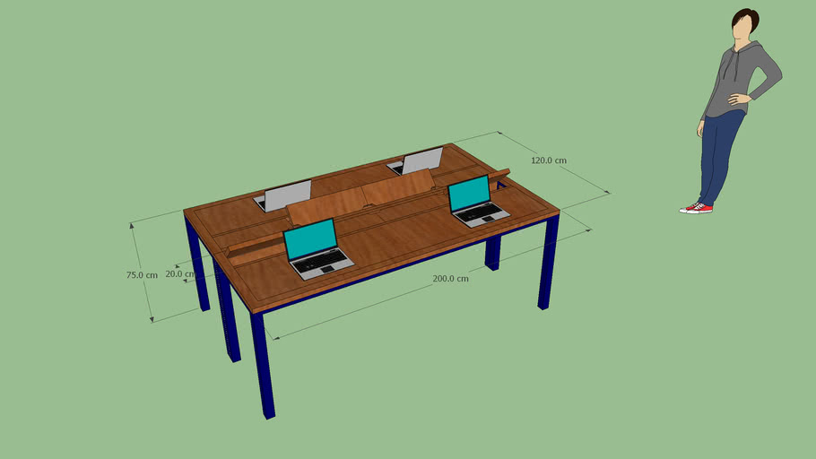 Work Table Cable Drawer | 3D Warehouse