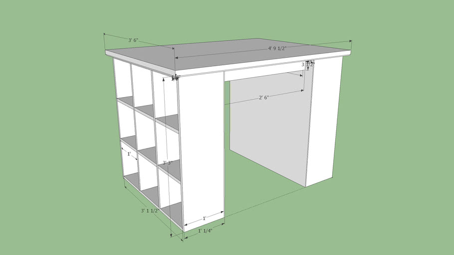 Craft Table | 3D Warehouse