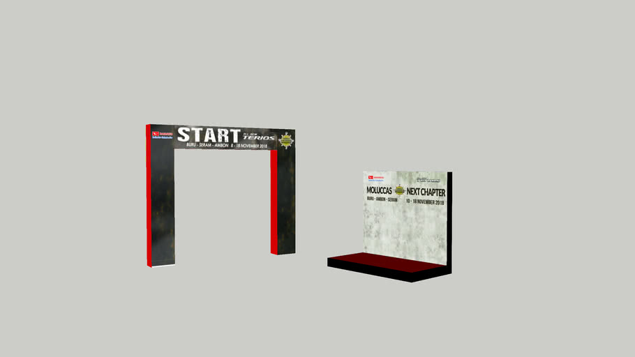 Start and Finish Gate | 3D Warehouse