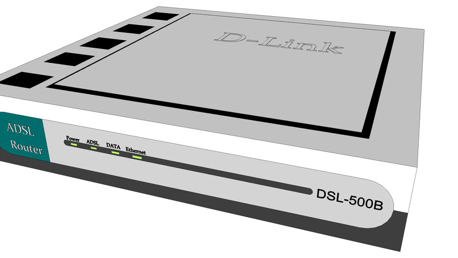 Modem ADSL Internet | 3D Warehouse