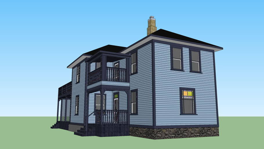 Vernacular Folk Victorian House | 3D Warehouse