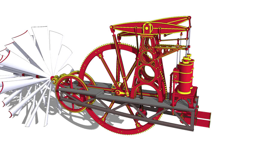 AeroSteam Beam Engine | 3D Warehouse