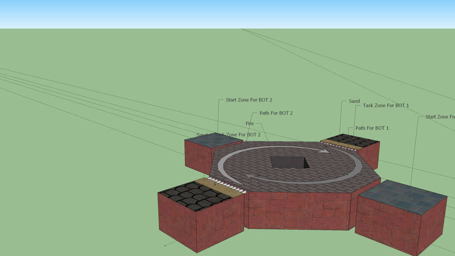 RCCIIT - TechTrix '13 - RoboWar Arena | 3D Warehouse