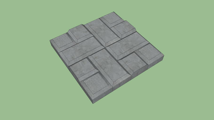 Concrete Paver 04 | 3D Warehouse