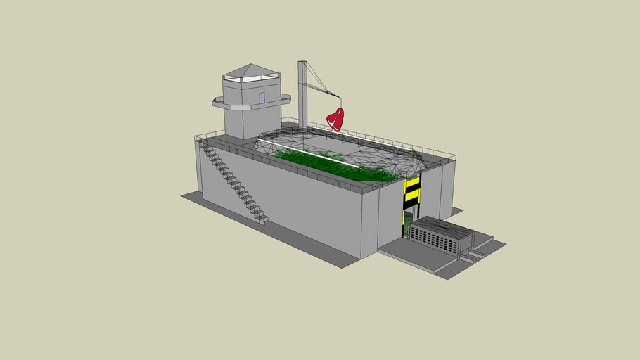 Jurrasic Park raptor pen | 3D Warehouse