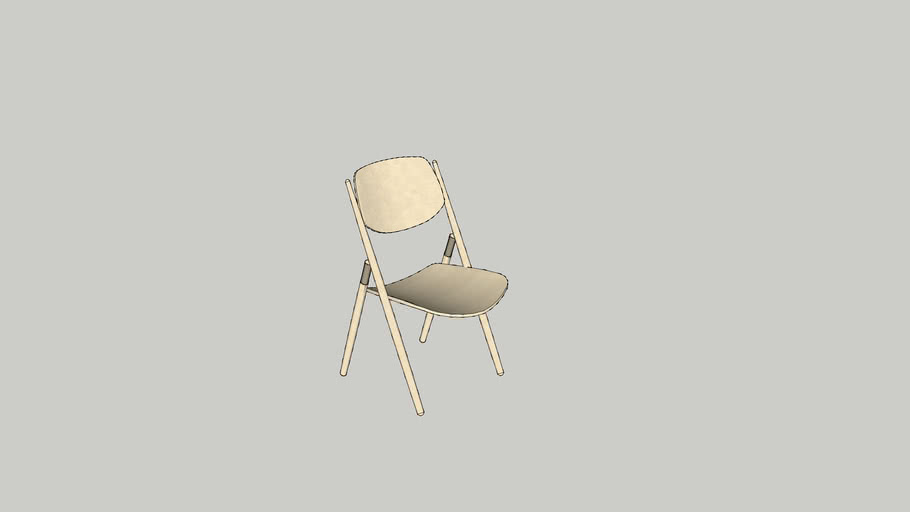 folding chair | 3D Warehouse