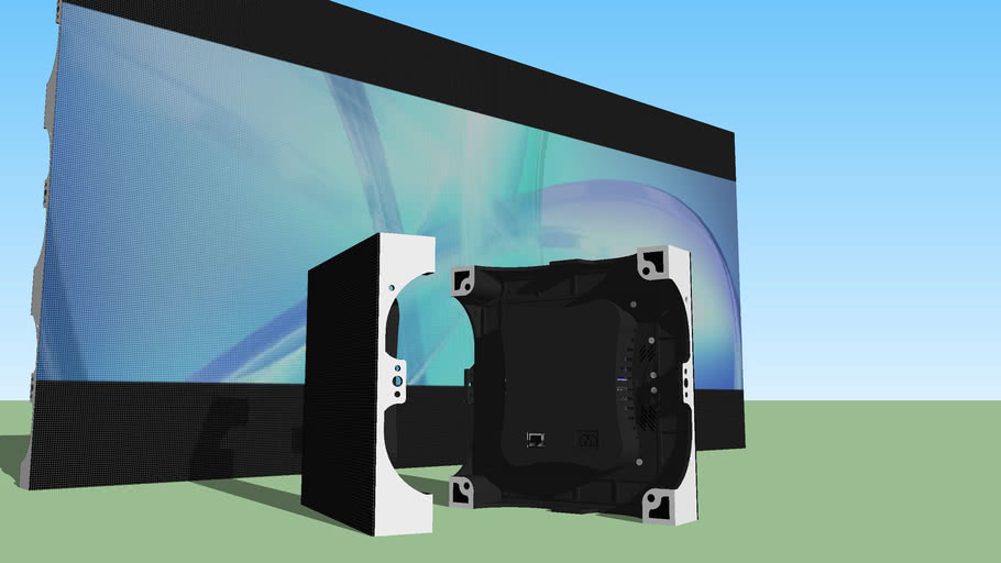 Panel Led indoor high definition | 3D Warehouse