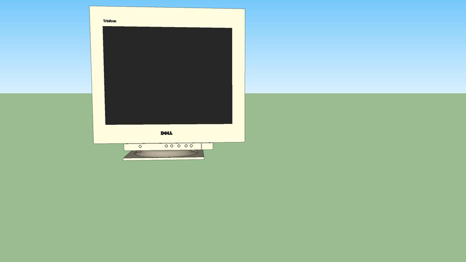 Dell CRT monitor (UltraScan P991) | 3D Warehouse